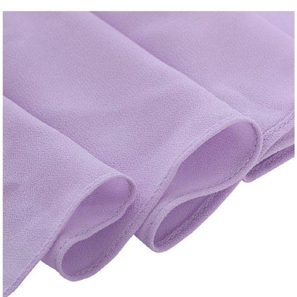 C.C. Boutique | Dresses | Nwt Violet Chiffon Goddess Bridesmaid Maxi ...